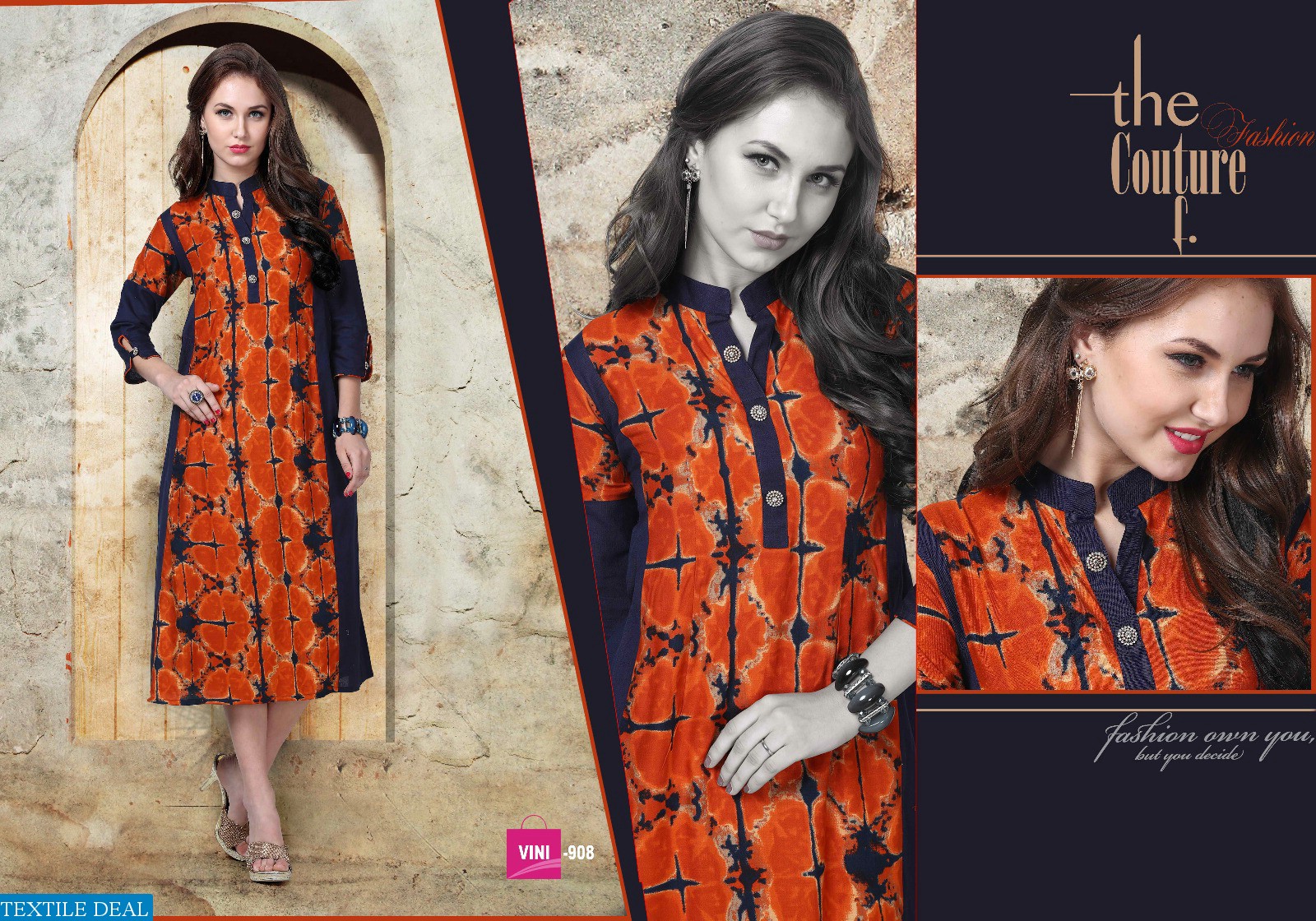 Grace vol-2 Wholesale Classy and Fabulous Ladies kurtis - textiledeal.in